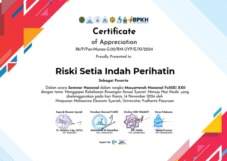 Sertifikat Aditya Bayu Nugroho PDF | PDF