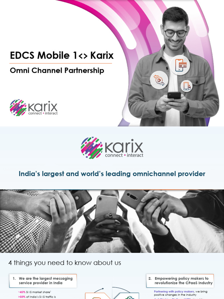 EDCS1 - Karix - Corporate Presentation | PDF | Speech Recognition ...