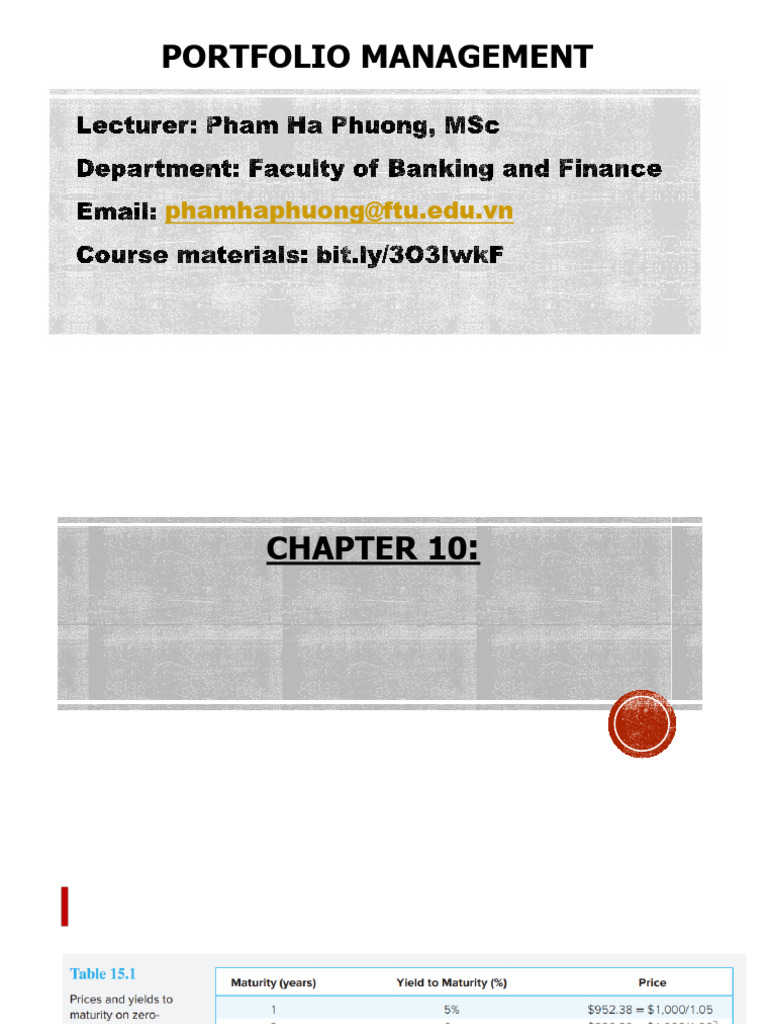 C10. Bond Management Strategies | PDF | Bond Duration | Mortgage Backed ...
