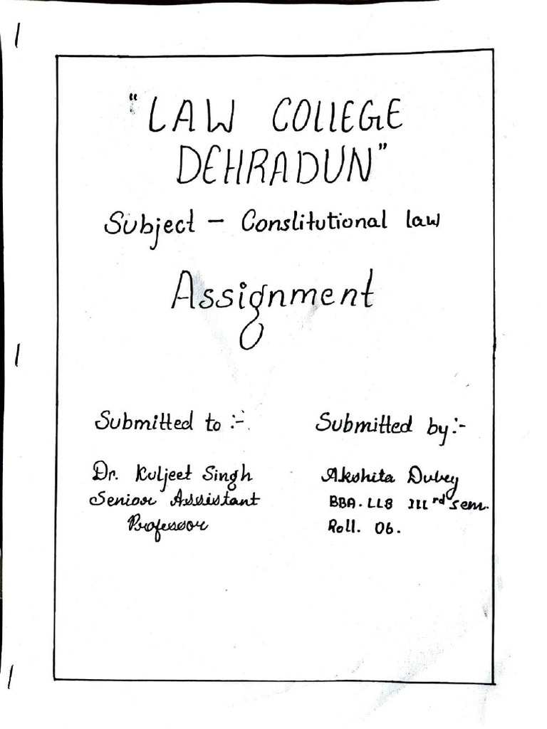 Constitution Assignment | PDF | Damages | Tort