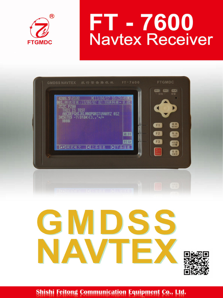 FT-7600 Navtex | PDF