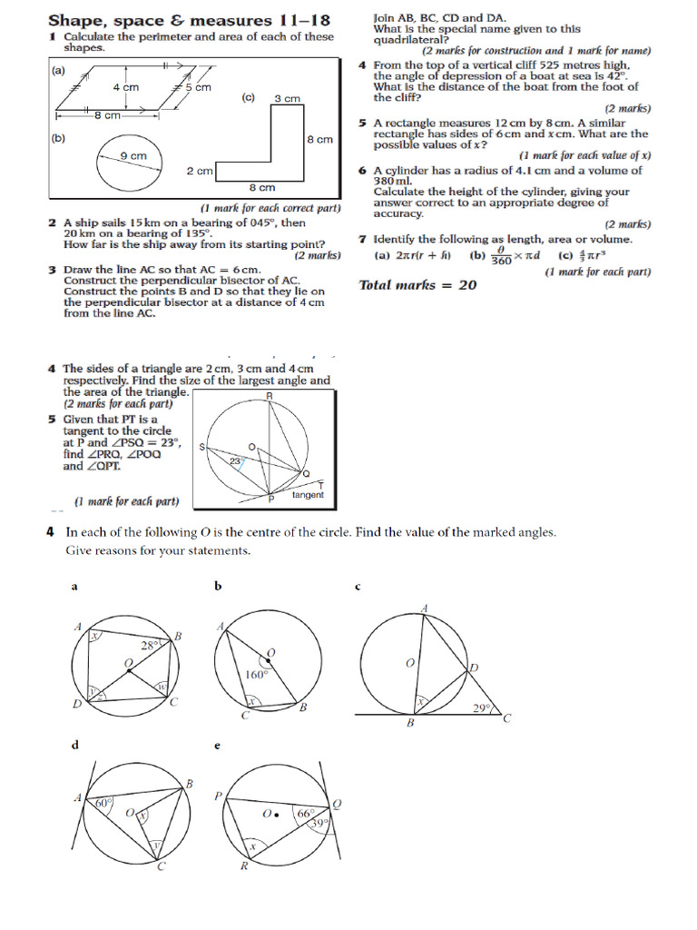 Maths-Grade-10-Revision Test | PDF