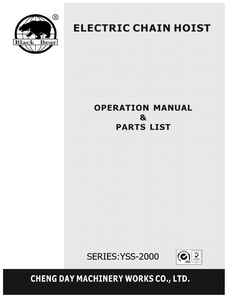 YSS-2000 Operation Manual-1 - 240625 - 155403 | PDF | Axle | Washer ...