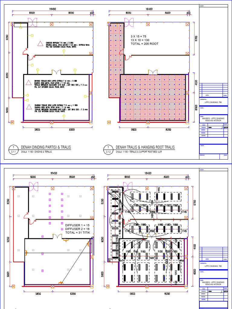 Denah Renovasi Interior MAXXBOX | PDF