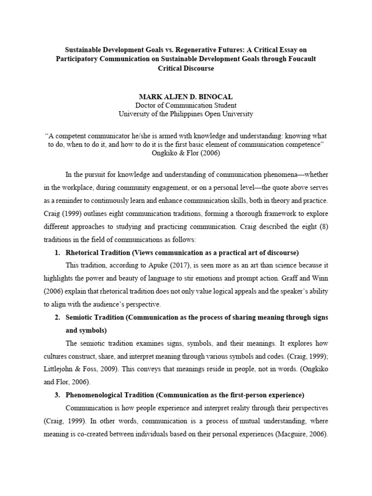 Fma for Unit I_UPOU | PDF | Communication | Information