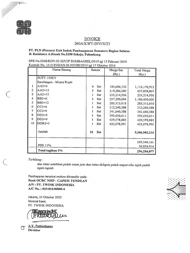 Invoice 268 | PDF