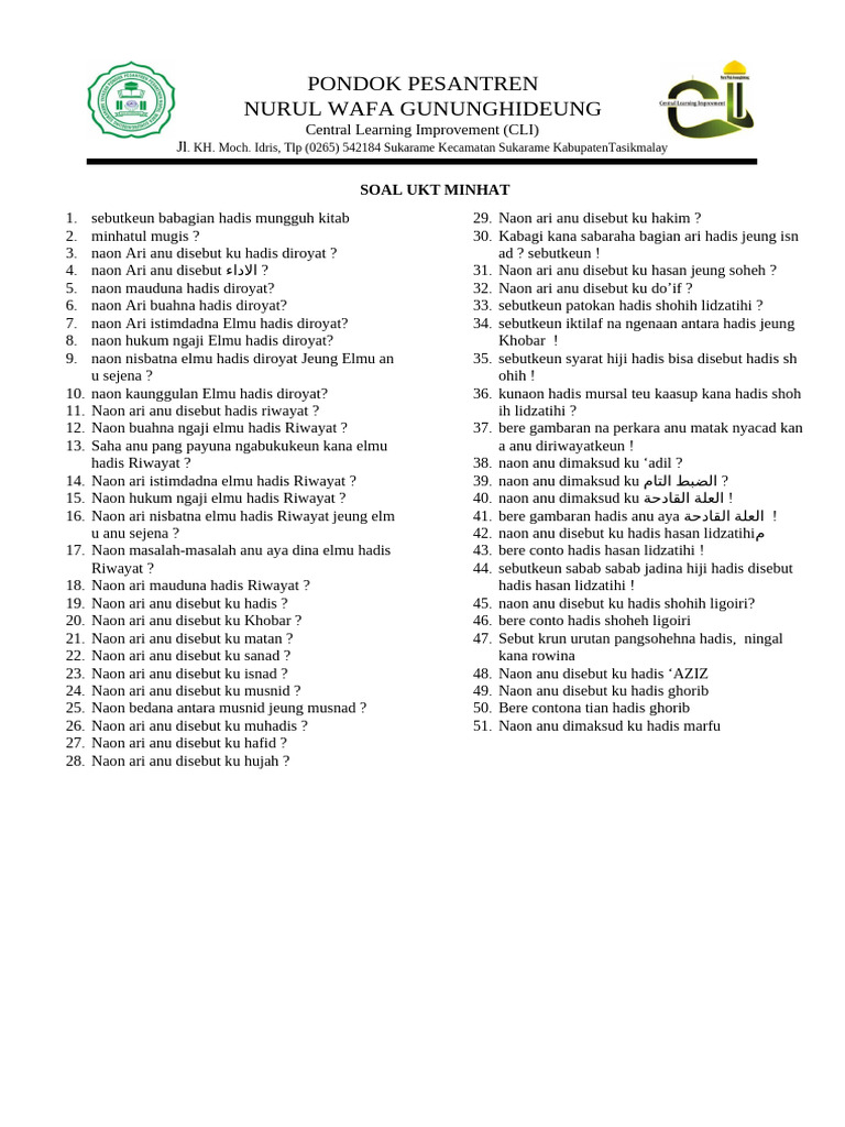 MINHAT 2024[1] (Autosaved) | PDF