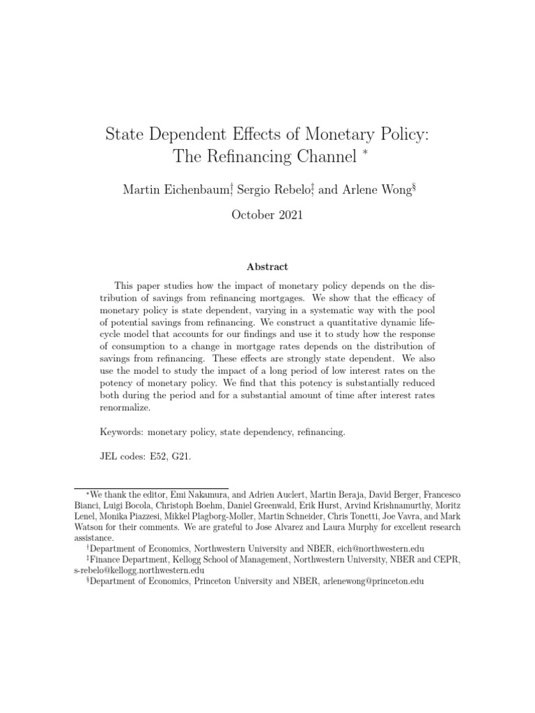 15656 | PDF | Refinancing | Mortgages