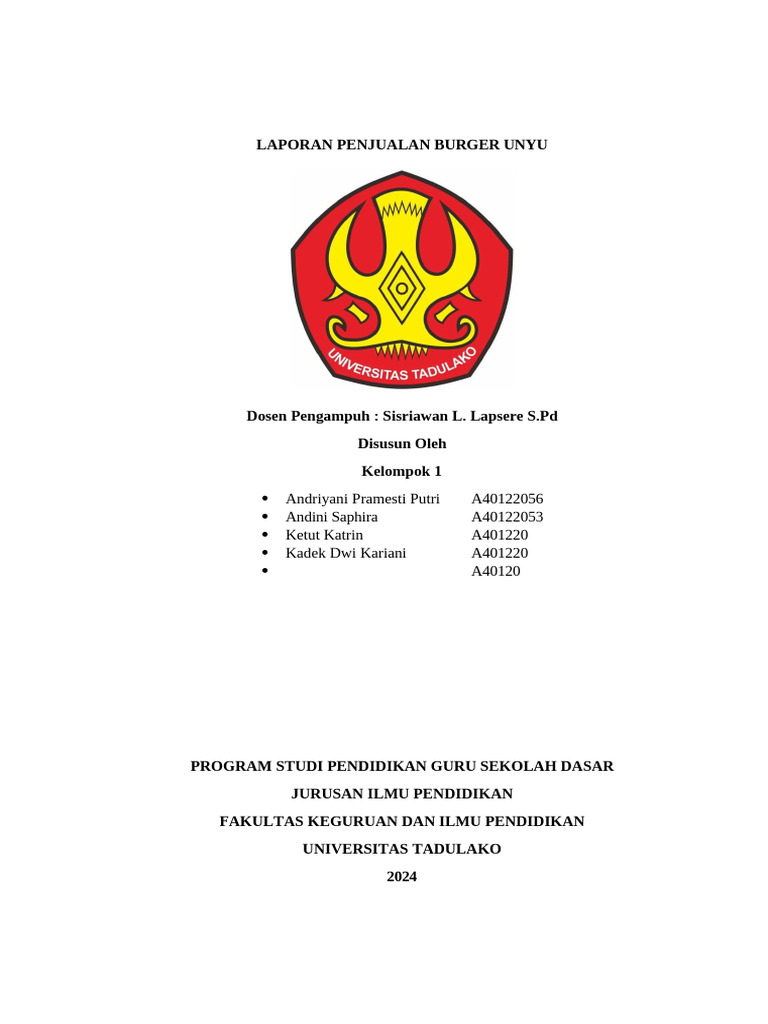 Laporan Penjualan Bandor | PDF