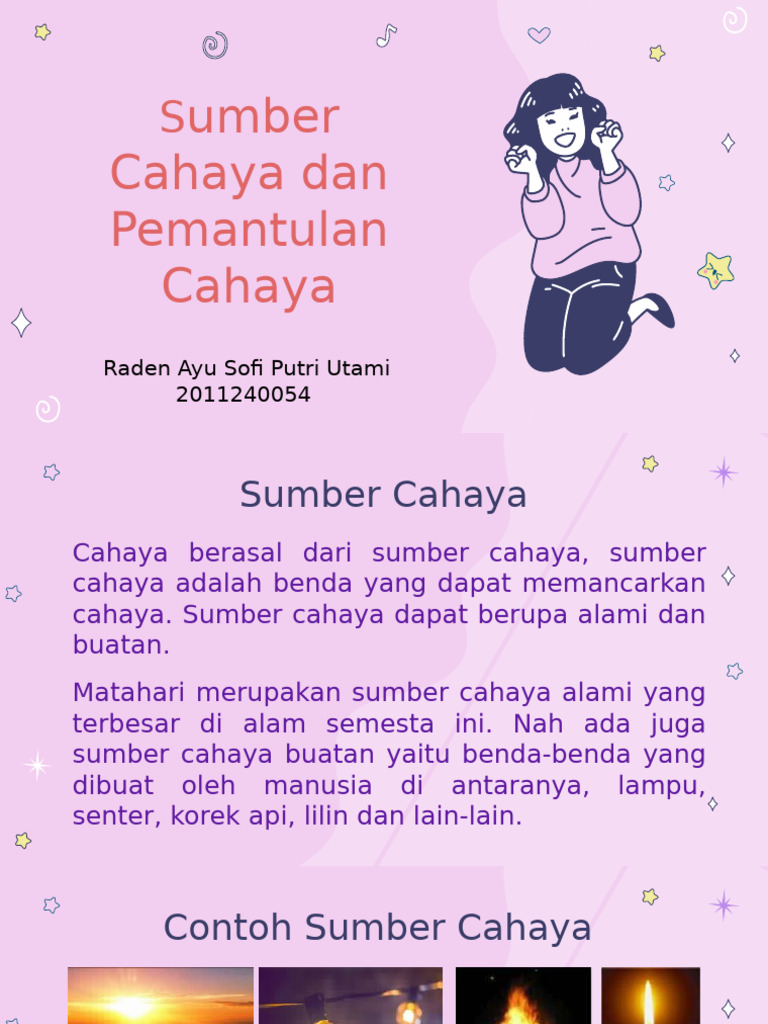 PPT IPA SUMBER CAHAYA Sofi 4b pgmii | PDF