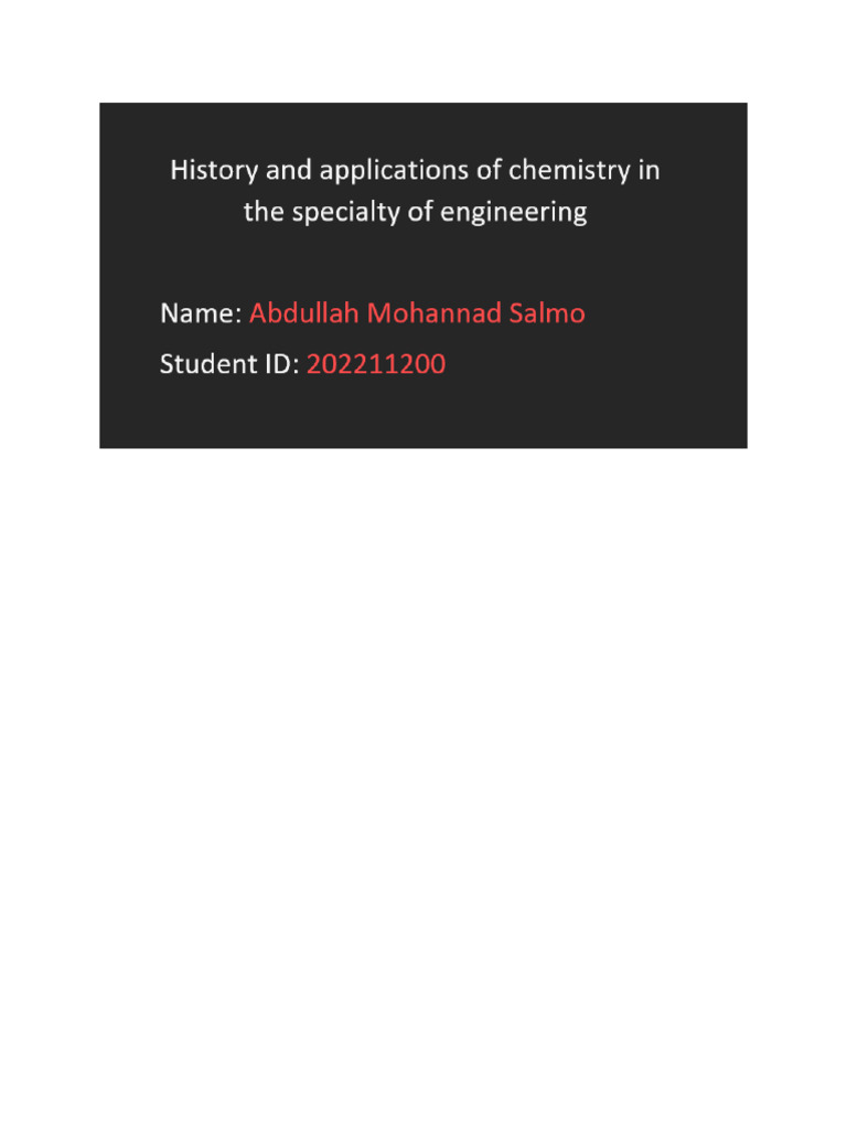 Chemistry Assignment (LAB) | PDF | Chemical Reactor | Chemical Engineering