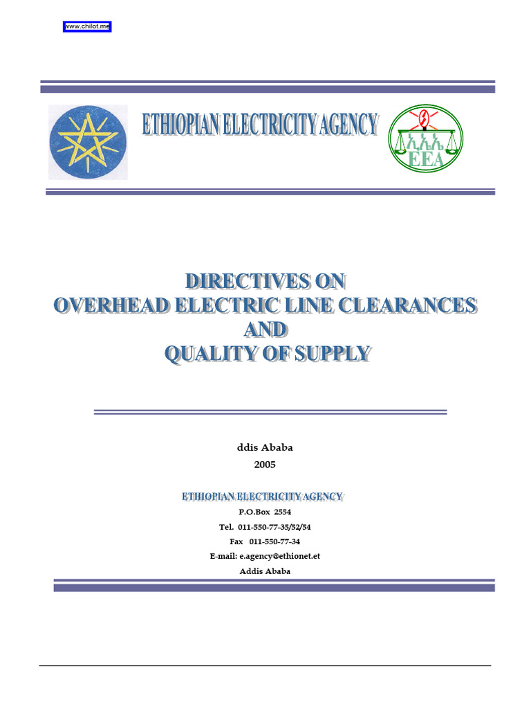 Overhead Electric Line Clearance Directive | PDF | Electric Power ...