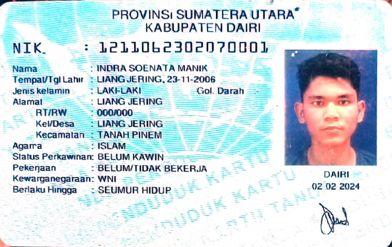 KTP Indra Manik PDF | PDF