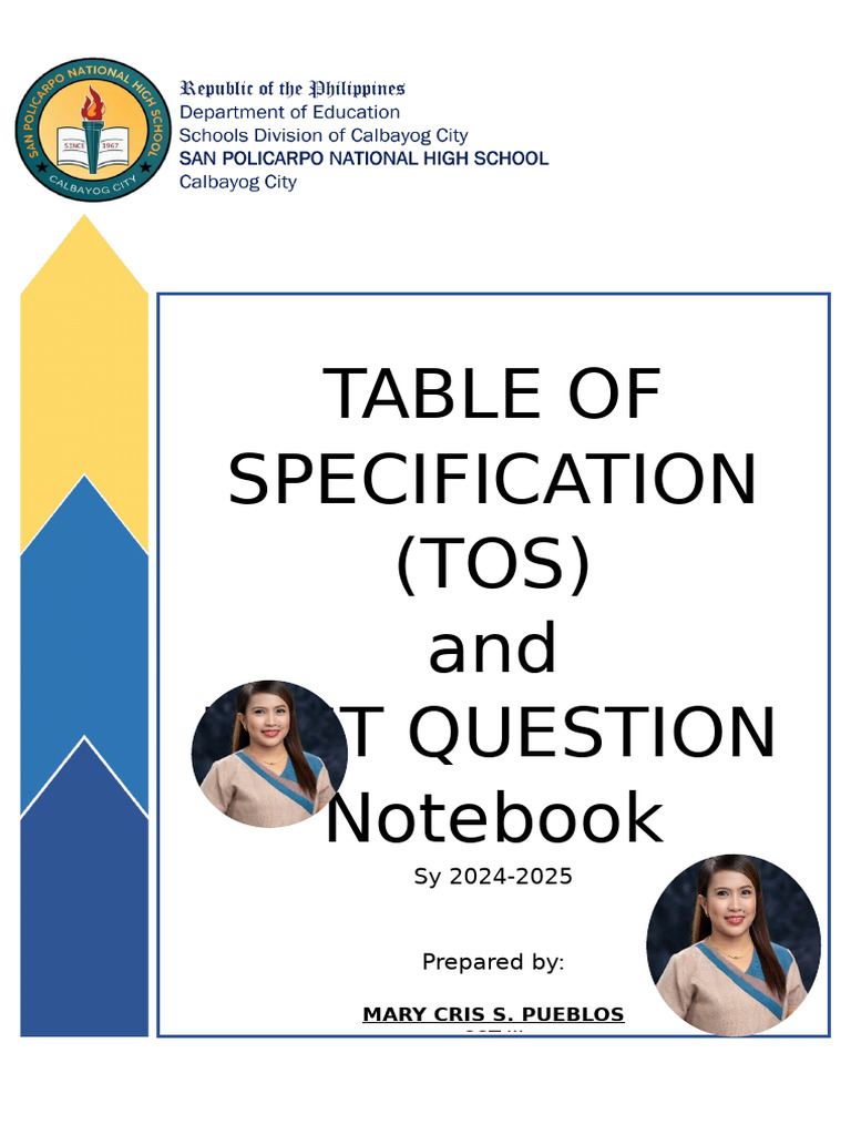 TOS Cover Notebook | PDF