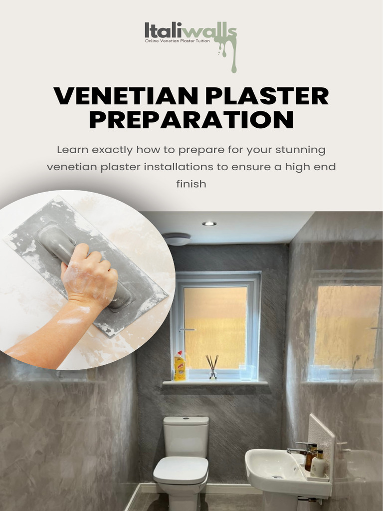 Venetian Plaster Preparation Guide | PDF | Plaster | Materials