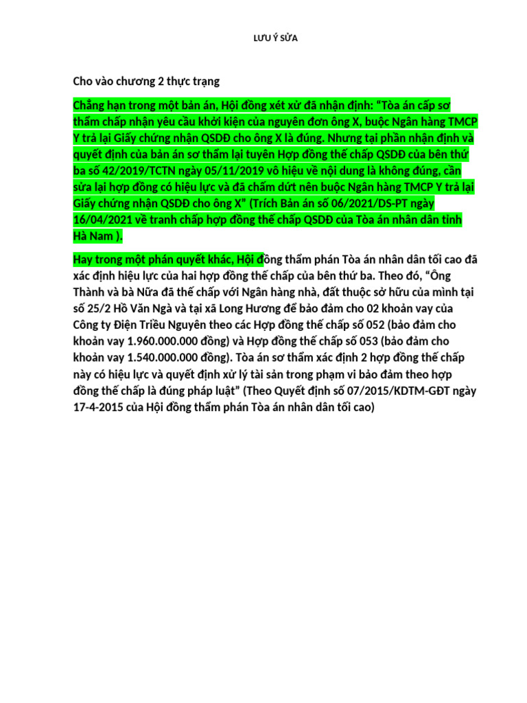 Cho Vào Chương 2 TH C TR NG | PDF