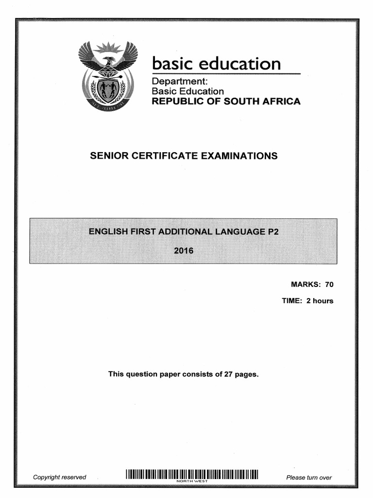 English First Add Lang P2 | PDF