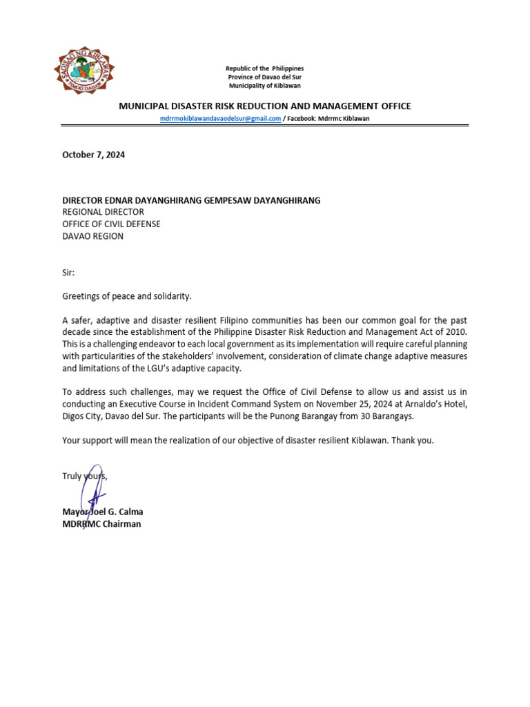 Letter Request For Instructor - pdf2 | PDF