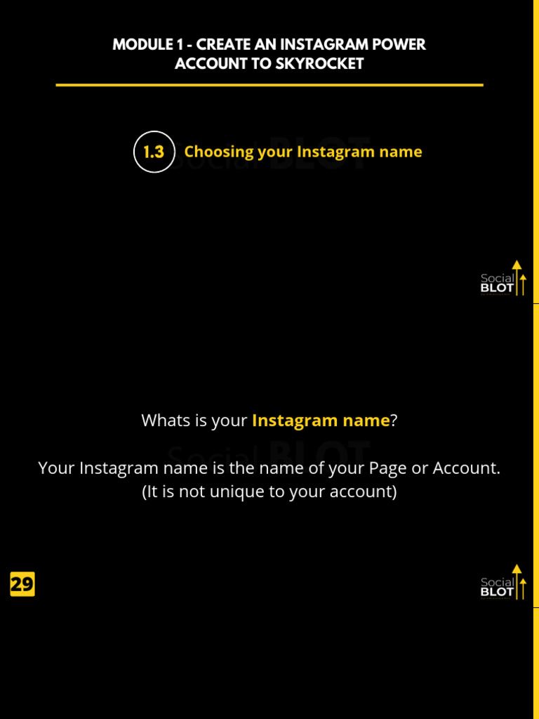 Optimize Your Instagram Name for Success | PDF