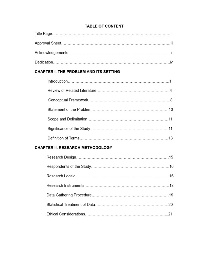 TABLE OF CONTENT (1) | PDF