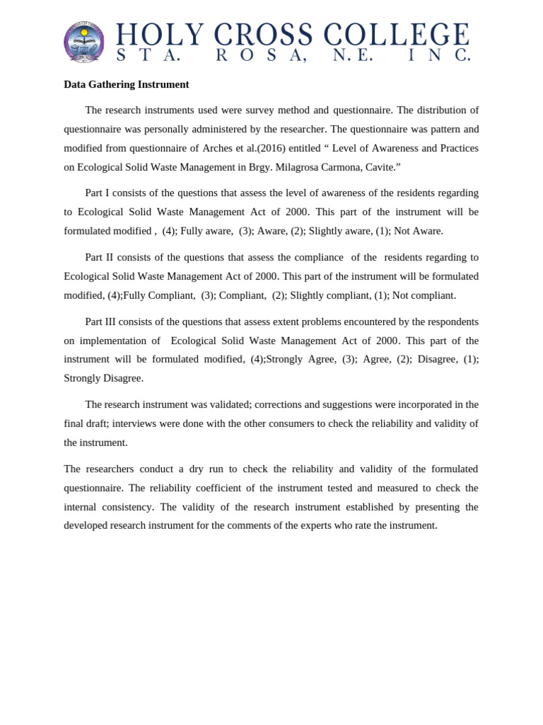 Data Gathering and Communication Letter by Laudencio Group | PDF ...