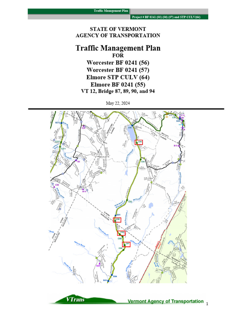 TMP Checklist | PDF | Traffic | Lane