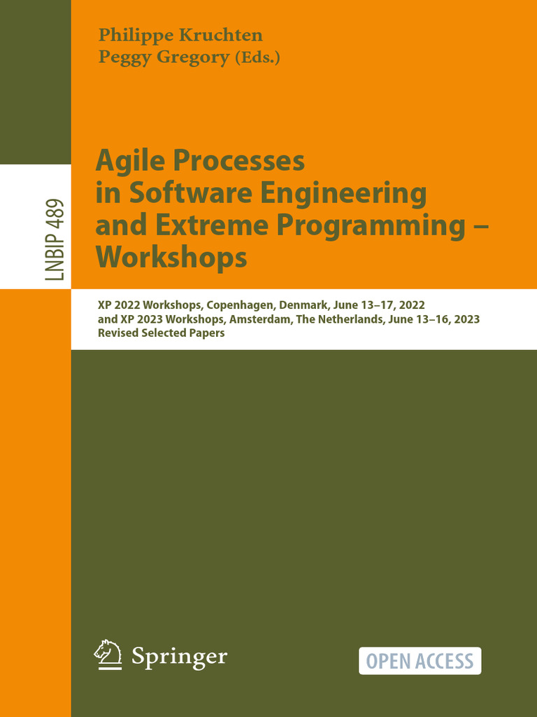 Agile Processes in Software Engineering and Extreme Programming - Workshops | PDF | Agile ...