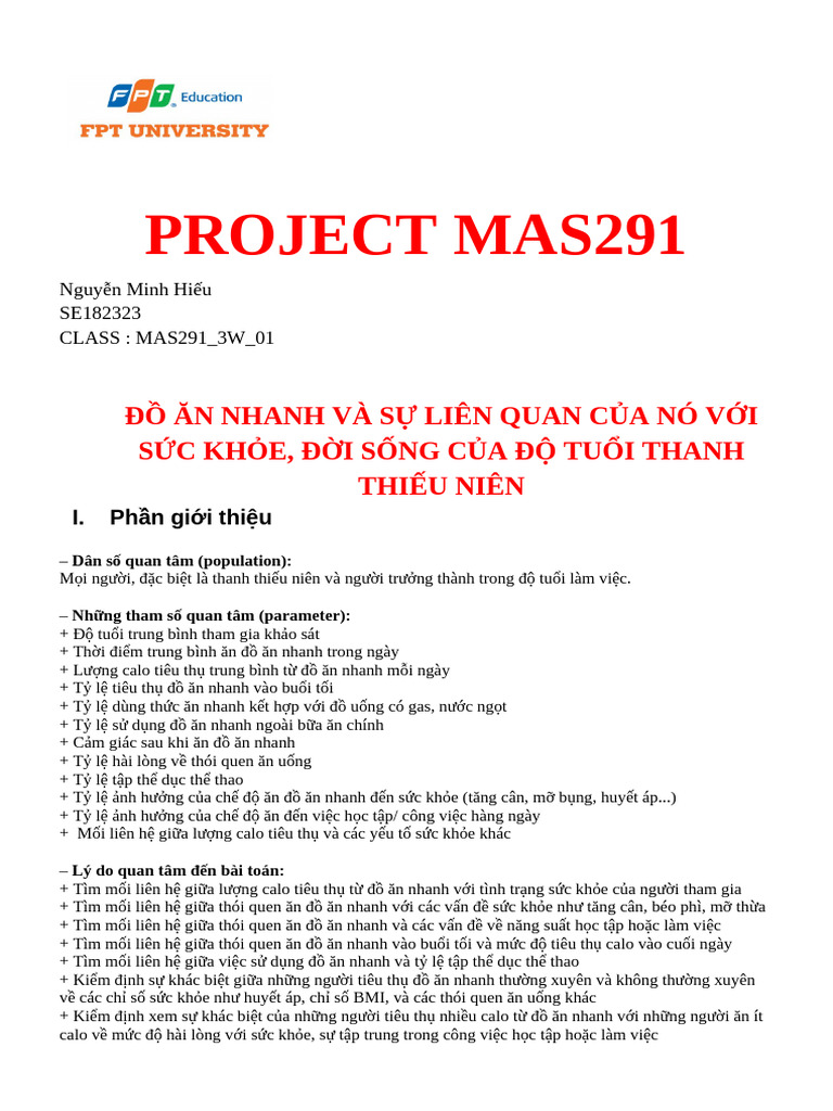 PROJECT_MAS291_3W_01 | PDF