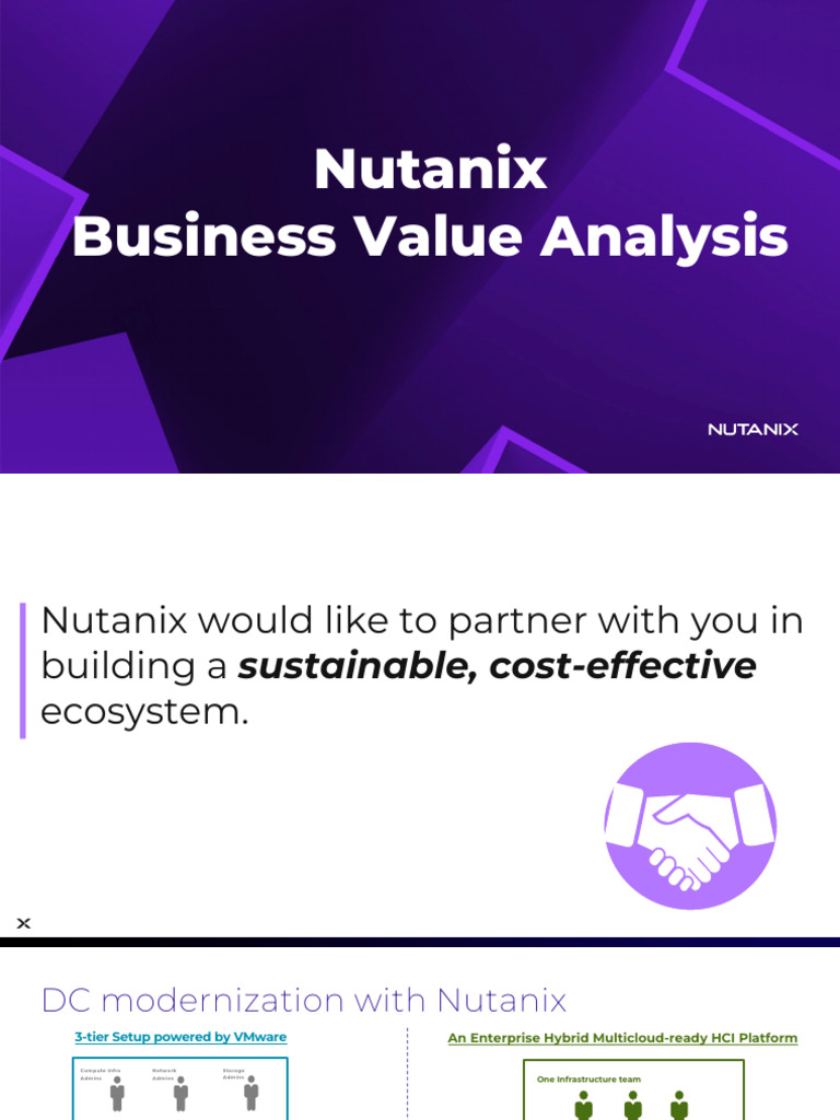 Nutanix HCI Business Value Analysis | PDF