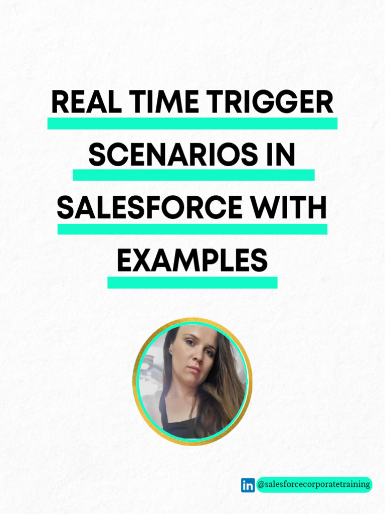Real Time Trigger Scenario in Apex | PDF | Software Engineering | Data Management