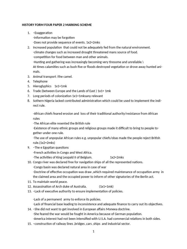 HISTORY-FORM-4-PP2-MS | PDF | British Empire | Africa