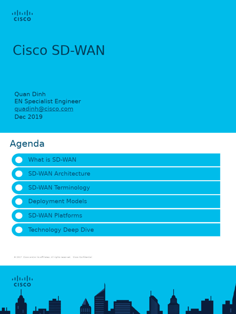 Cisco SD-WAN | PDF | Routing | Networking