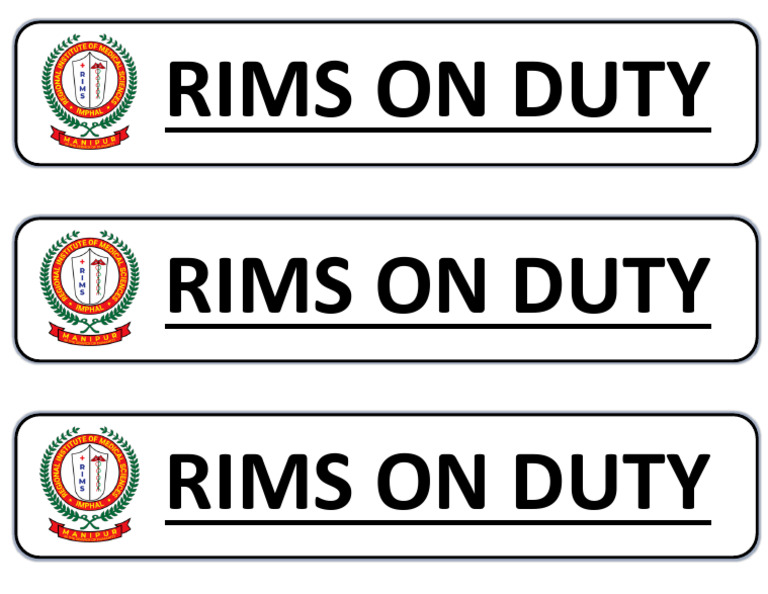 Rims On Duty | PDF