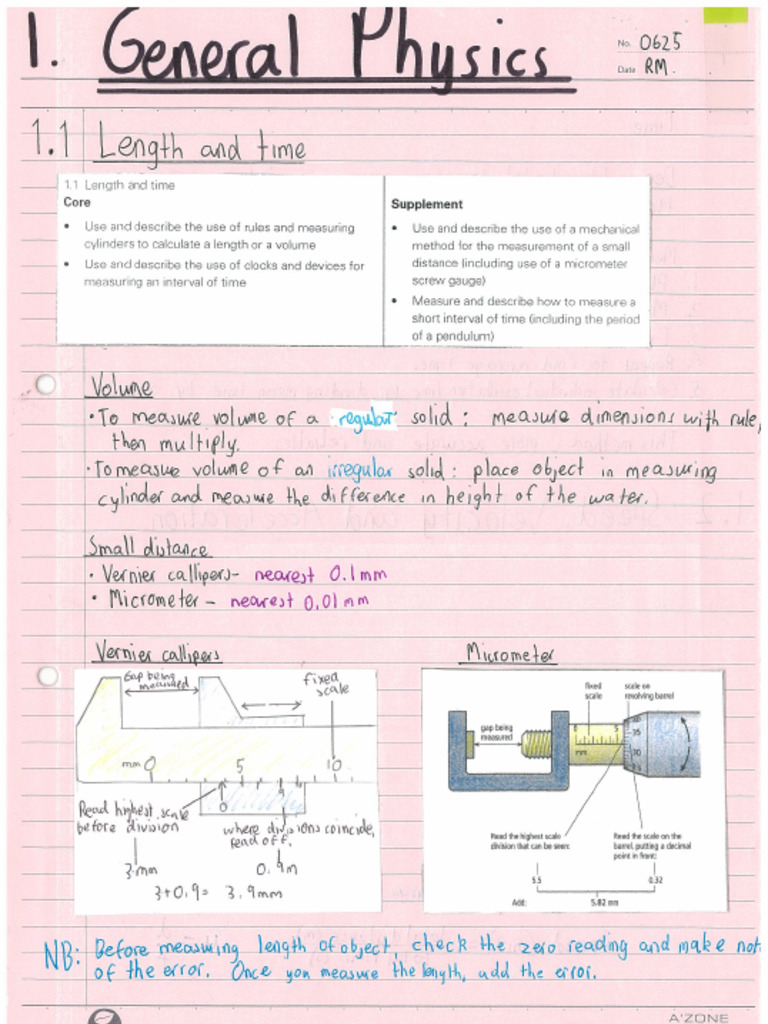 IGCSE Complete Physics Notes | PDF