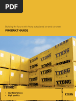 Ytong Product Brochure | PDF | Civil Engineering | Materials