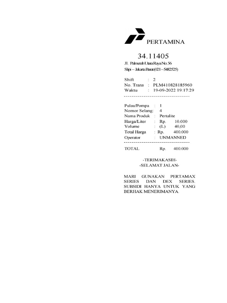 601489606-PDF-Struk-Bensin-Editan-Copy | PDF