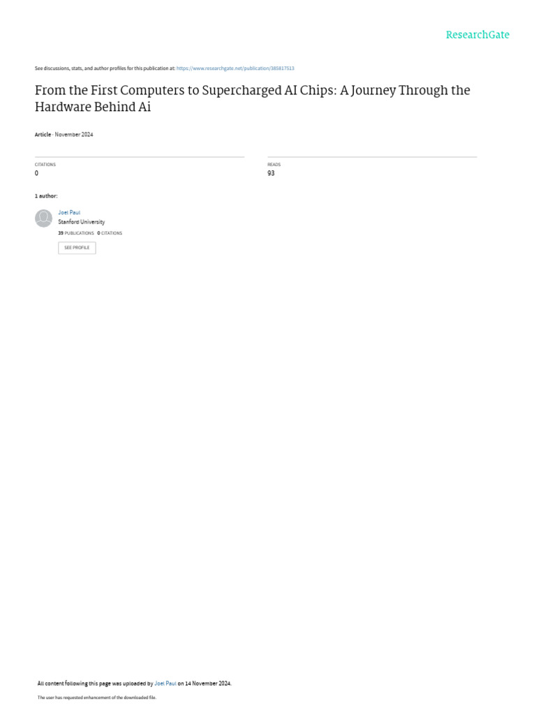 From The First Computers To Supercharged AI Chips A Journey Through The Hardware Behind AI1 ...