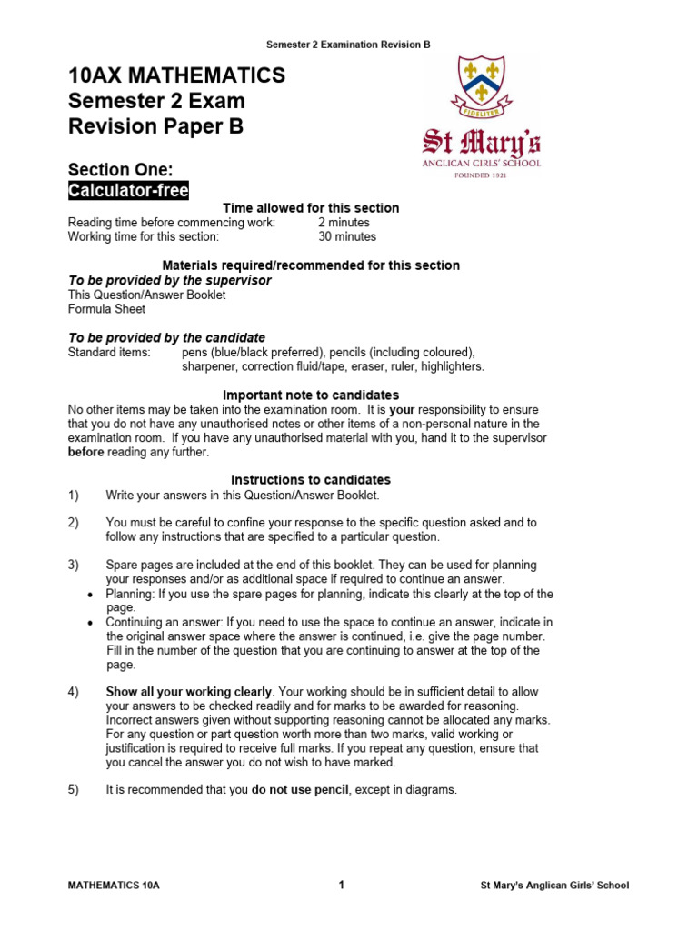 Blank Revision Paper B | PDF | Linear Regression | Regression Analysis