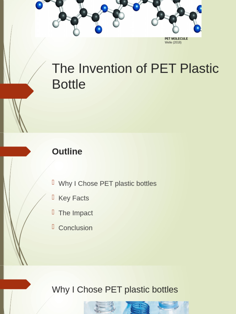 The Invention of PET Plastic Bottle | PDF | Plastic | Polymers