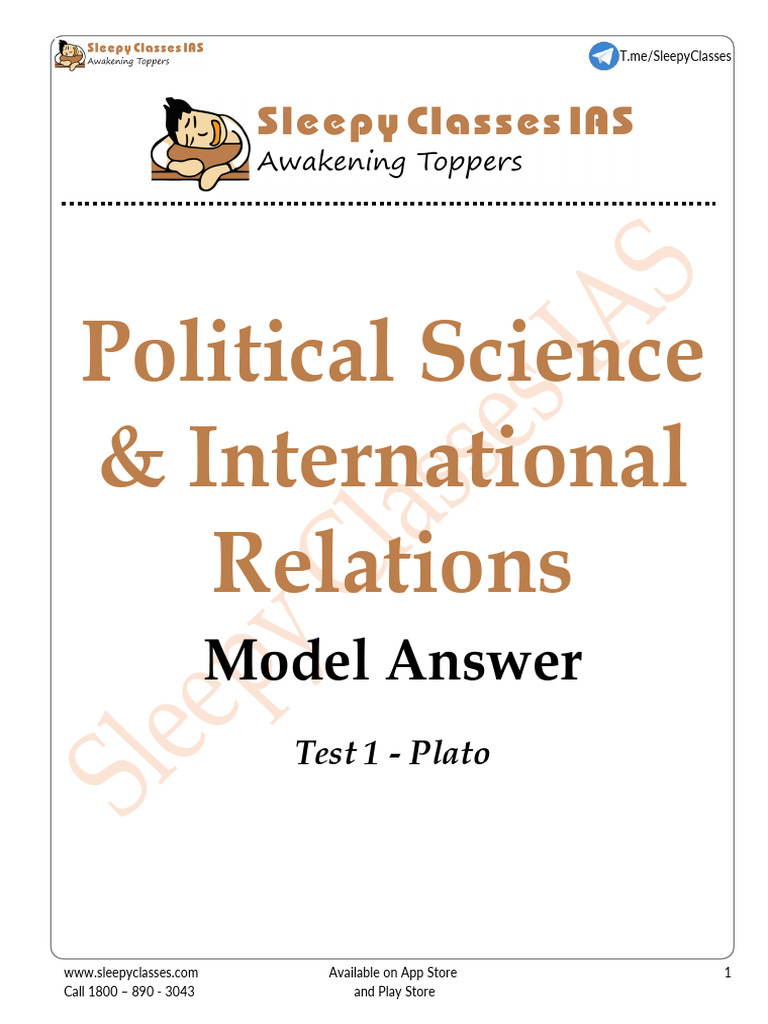 1 Model Answer Lyst1720422834333 | PDF | Karl Popper | Liberal Arts Education