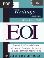 100 B2 Speaking Models for EOI Exams | PDF | Internet | Test (Assessment)