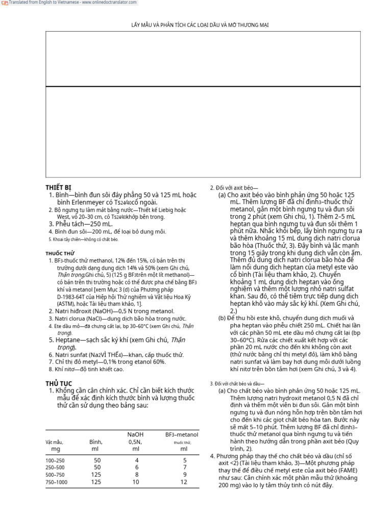 Dịch AOCS Ce 2 - 66 | PDF