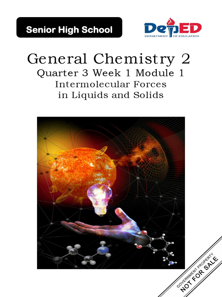 General-Chemistry-2 Quarter3 Module 1 | PDF | Intermolecular Force ...