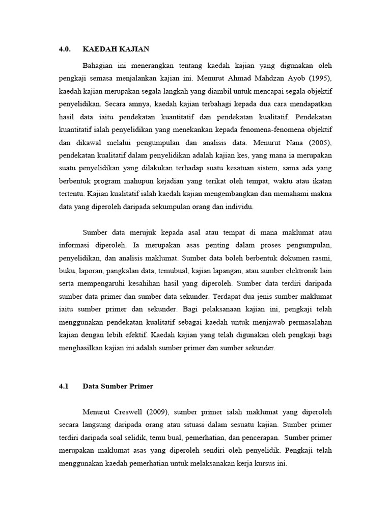 Kaedah Kajian PP Jane | PDF