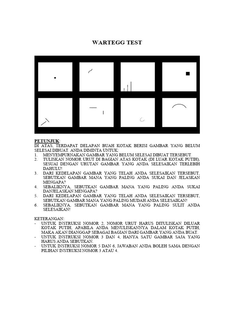 Wartegg Test | PDF