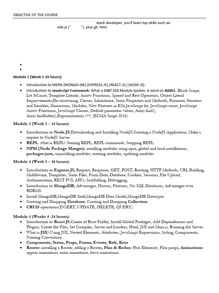 MERN | PDF | Java Script | Computing MERN | PDF | Java Script | Computing