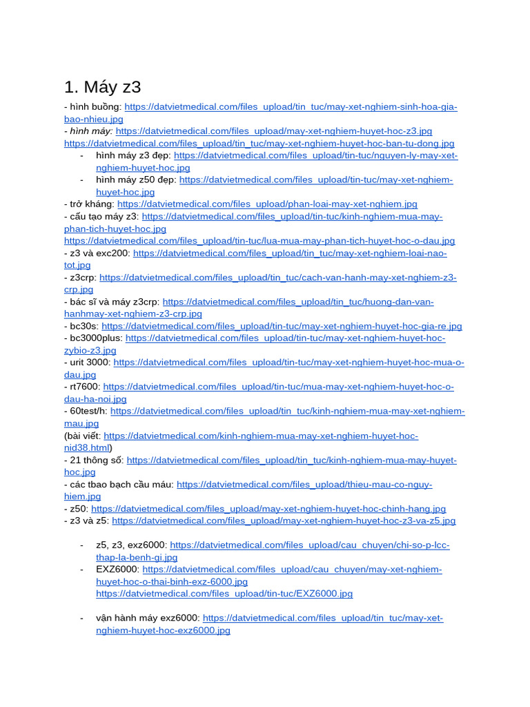 [DV] Link ảnh DVM | PDF
