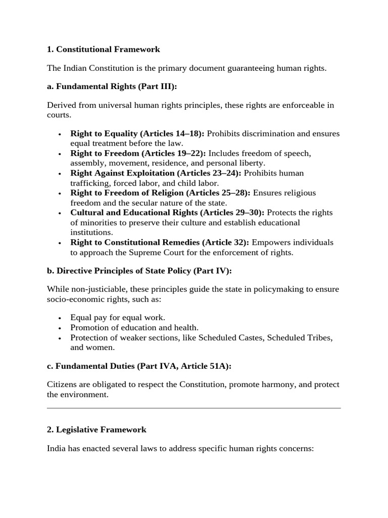 Indian Context Human Rights | PDF | Human Rights | Libertarian Theory
