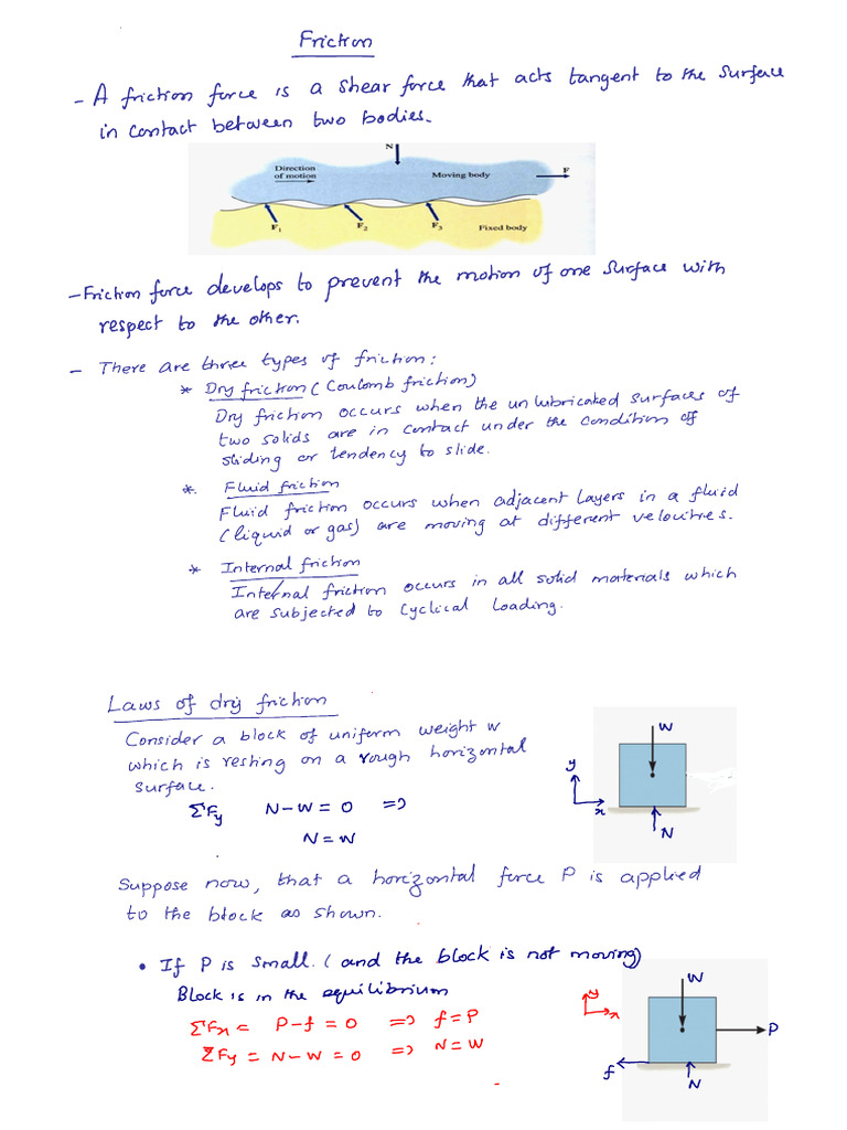 Friction | PDF