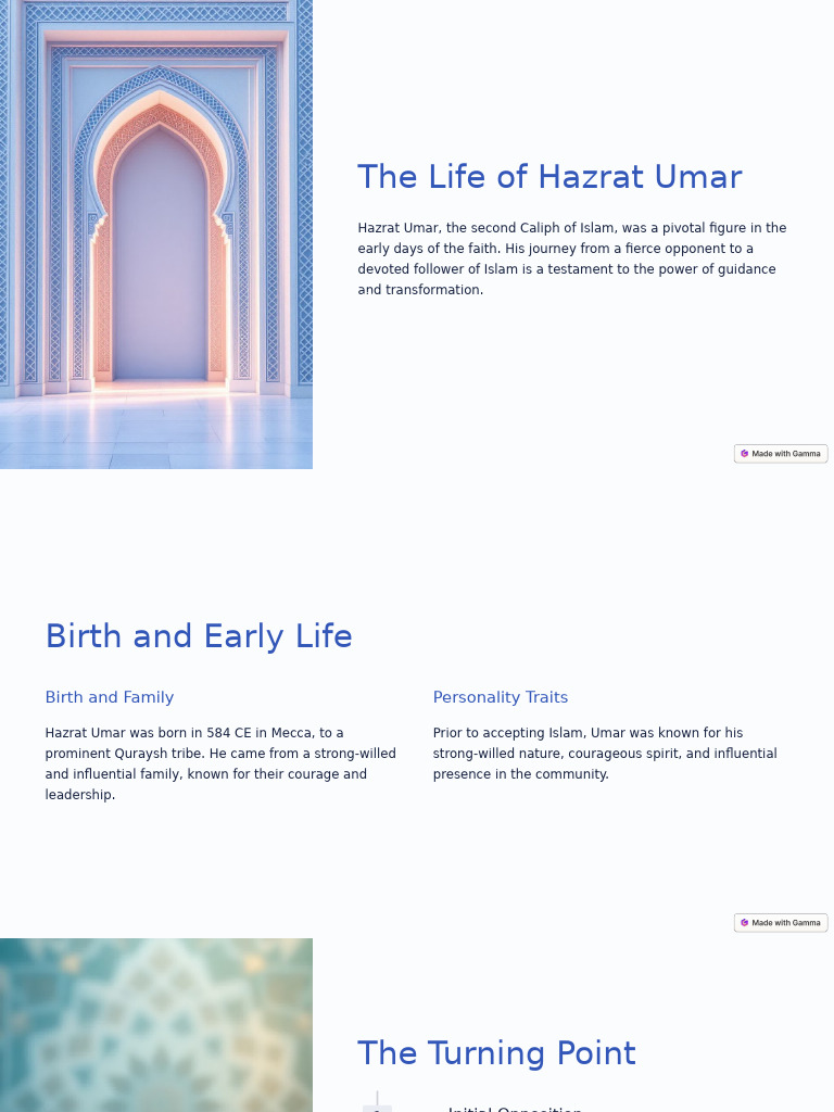 The-Life-of-Hazrat-Umar (1) | PDF | Umar | Caliphate